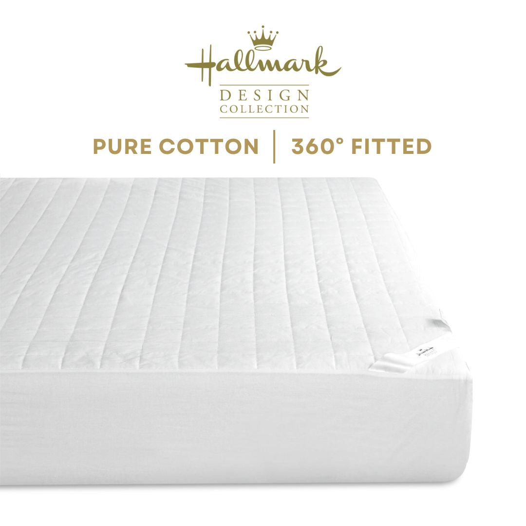 Hallmark Pure Cotton Mattress Protector – Ultimate Protection & Comfort ...